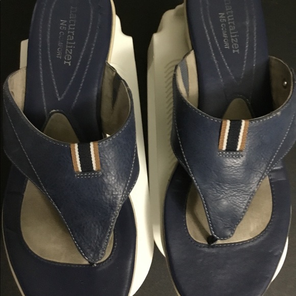 Naturalizer | Shoes | Naturalizer Blue Sandals 9 | Poshmark